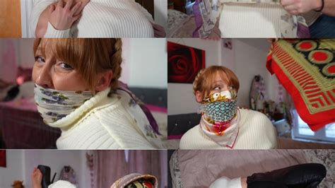 Anna Grabbed Bound And Scarf Gagged Masked And Head Wrapped Mp4