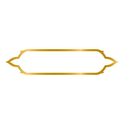 Thai Gold Backdrop Frame Vector On White Background Traditional Style