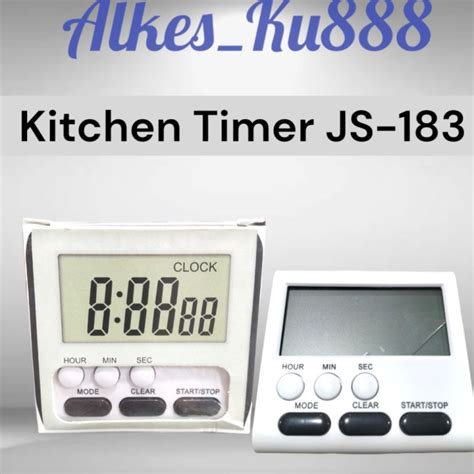 Jual Digital Kitchen Timer Stopwatch Js 183 Kota Medan Alkesku888 Tokopedia