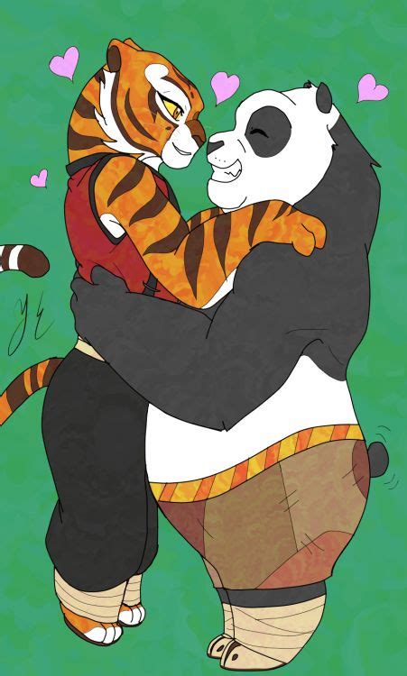 Kung Fu Panda Po And Tigress Love