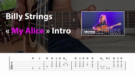 How To Play My Alice Live Version Intro Of Billy Strings Guitar