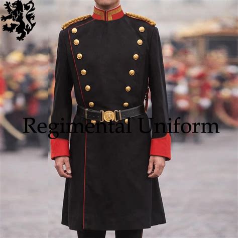 Black Ceremonial Uniform Officer Parade Dress Honor Guard Coat Etsy