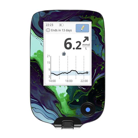 Freestyle Libre 2 Reader Sticker Halloween Marble Uk