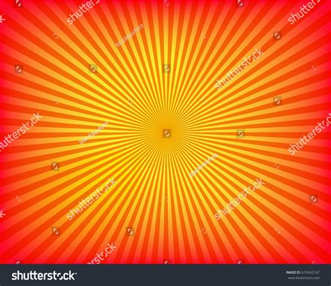 Sunburst Effect Background Stock Vector Royalty Free 674342167