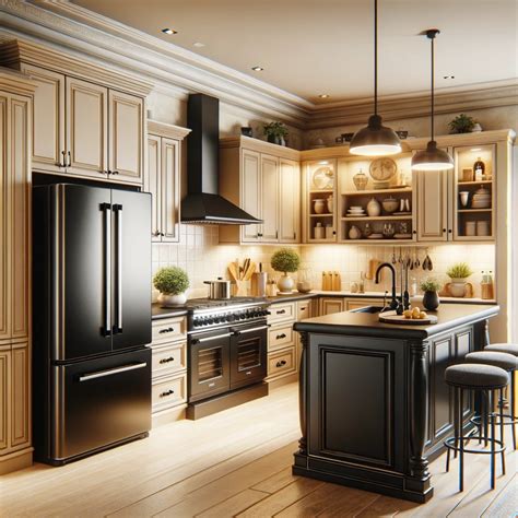 16 Stunning Cabinet Colors For Black Stainless Steel Appliances