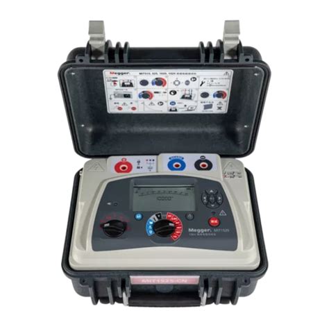 Medidor De Resistencia De Aislacion 5kv Mit520 2 Megger Renta Electric Chile Spa