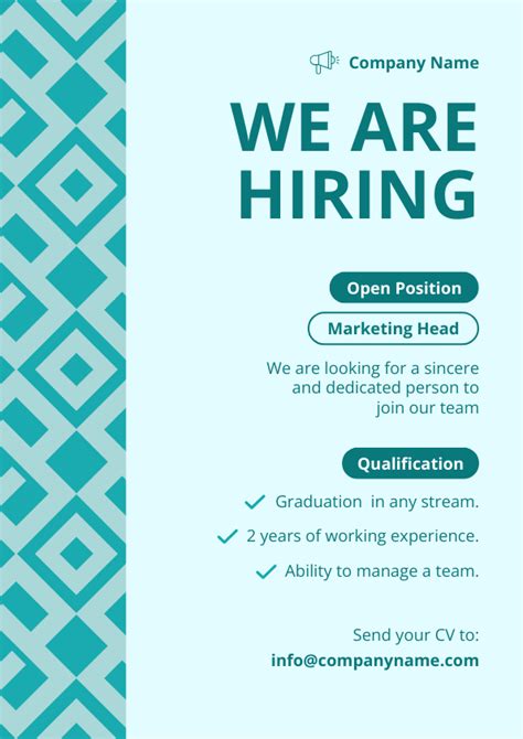 Now Hiring Flyer Ideas