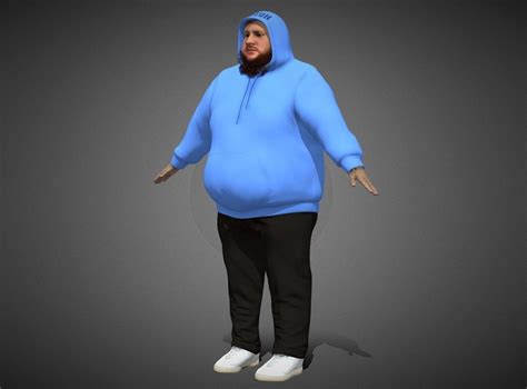 3d Model Caseoh Vr Ar Low Poly Cgtrader