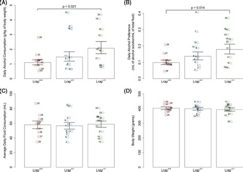 Effect Of Lrap On Alcohol Consumption In Genetically Modified Rats