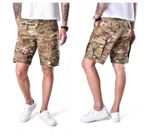 Backbone Mens Casual Cargo Shorts Army Military Bdu Shorts With Zip Fly