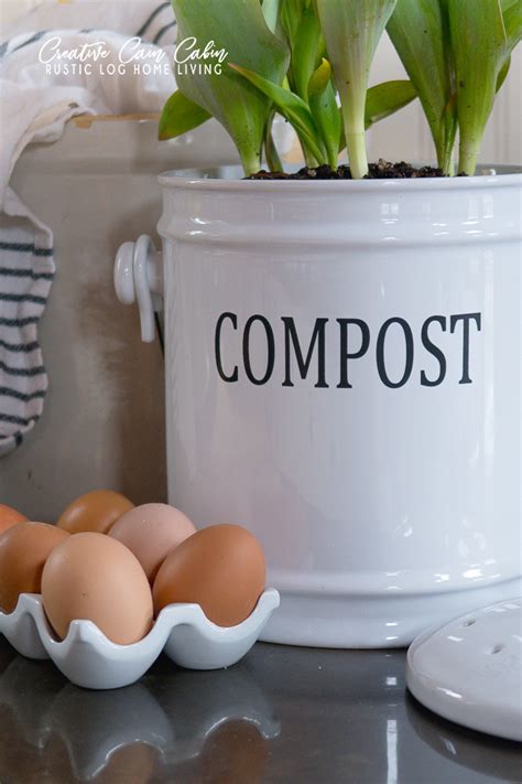Stylish Countertop Compost Bin Creative Cain Cabin