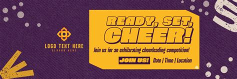 Modern Cheer Competition Twitter Header Brandcrowd Twitter Header Maker