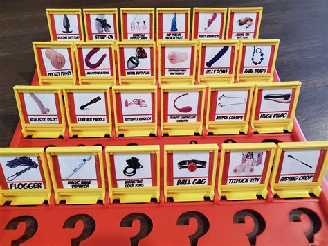 i turned a copy of guess who into guess the sex toy r bdsmmemes