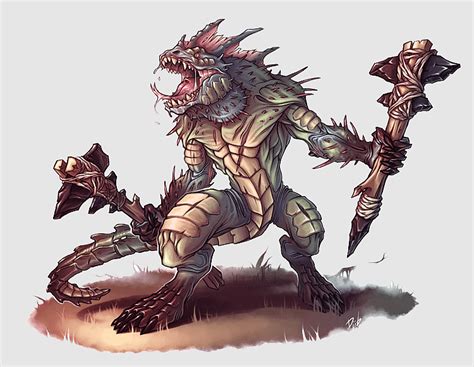Lizardfolk Pathfinder