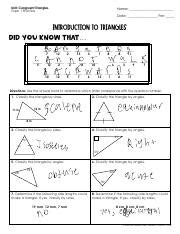 Master Congruent Triangles: Triangle Classification & Properties | Course Hero