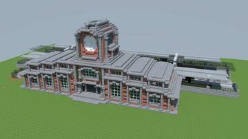 Minecraft Railway Station Layout