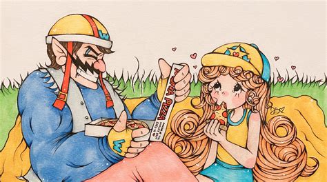 Wario X Mona On Vg Couplesclub Deviantart
