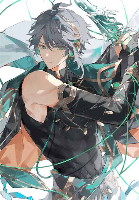 Alhaitham Genshin Impact Drawn By Nokoyayaya Danbooru