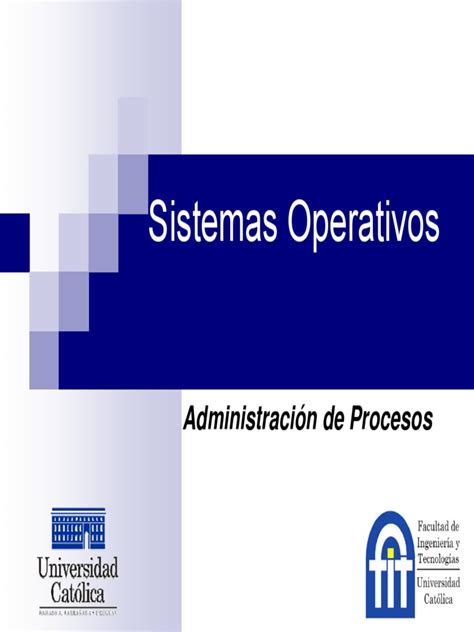 So 02 Administracion De Procesos Pdf Proceso Computación Hilo Computación