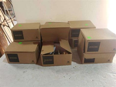 Lot Of Brass Door Knobs In Boxes Not All Boxes Have Complete Sets