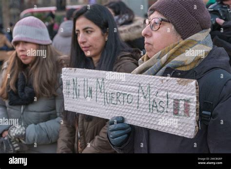 London Uk 21 Jan 2023 Plataforma 12 De Octubre And Movimiento