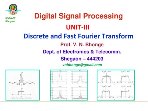 Ppt Discrete And Fast Fourier Transform Digital Signal Processing Powerpoint Presentation Id