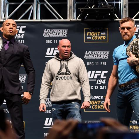 Ufc 194 Weigh In Results Jose Aldo Vs Conor Mcgregor Fight Card