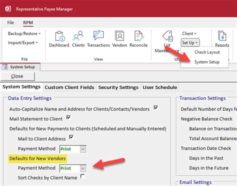 Default Payment Methods Rpm