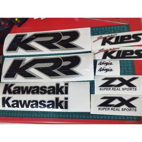 Kawasaki Kips Krr 150 Full Set Decal Sticker Vinly Original Oracal 🇩🇪 Shopee Malaysia