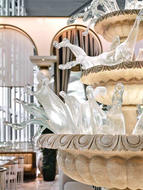 Totem Pole Colonnade Encloses Kaimakk Restaurant At Istanbul Airport