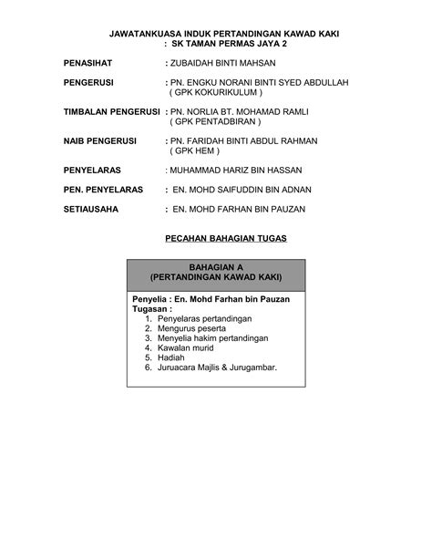 Kertas Kerja Kawad Kaki Doc