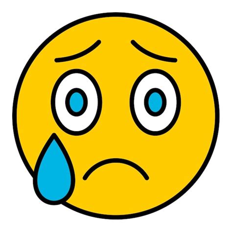 Crying Icon Premium Vector