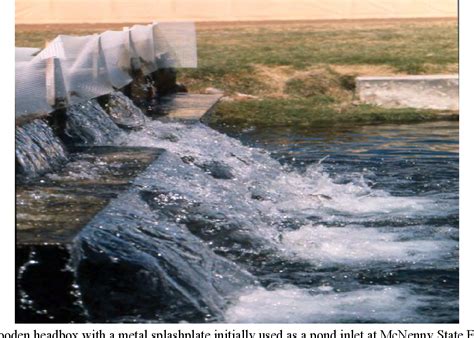 Figure 1 From A Novel Trout Pond Inlet Structure Semantic Scholar