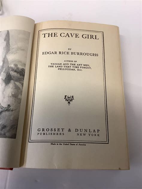 The Cave Girl Edgar Rice Burroughs