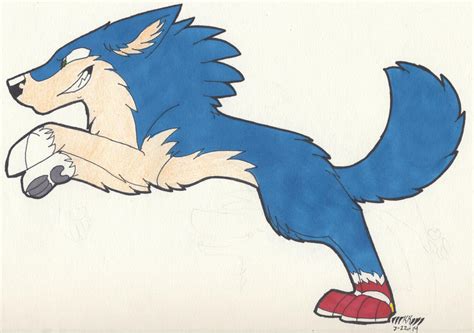 Sonic Wolf By Xrainbowdawnx On Deviantart