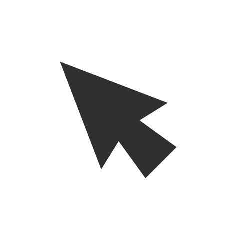 Computer Mouse Click Pointer Cursor Arrow Flat Icon 41877975 Vector Art At Vecteezy
