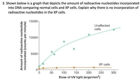 Solved 3 Shown Below Is Graph That Depicts The Amount Of Radioactive