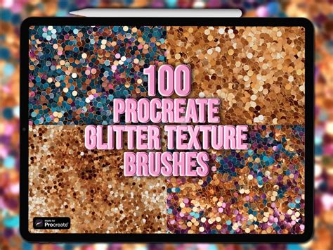Procreate Glitter Brushes Glitter Procreate Texture Brushes