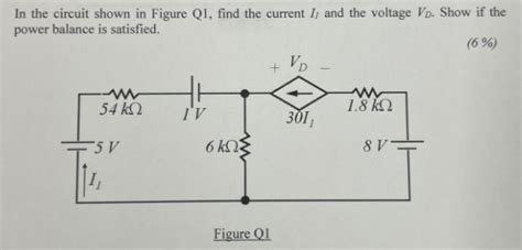 solved in ﻿the circuit shown in ﻿figure q1 ﻿find the