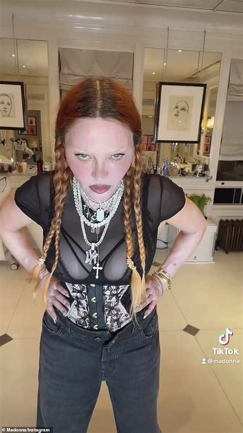 Madonna Lets Out Her Frustrations As She Angrily Lip Syncs To Song