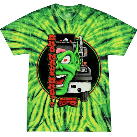 Maximum Overdrive 1986 Officially Licensed Apparel Collection Cavitycolors