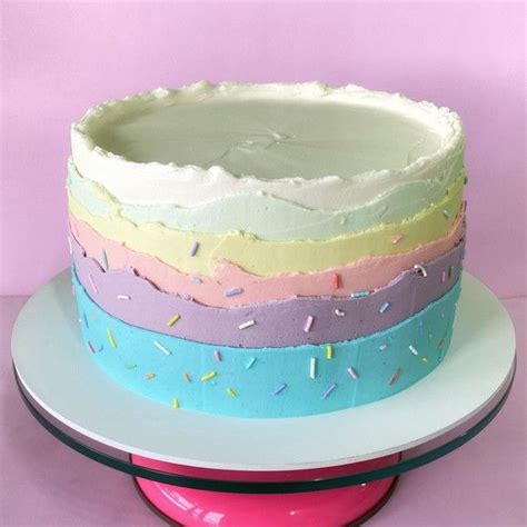 Bolo De Festa Candy Colors Elo7 Produtos Especiais Bolos Coloridos Bolo Bolos Decorados