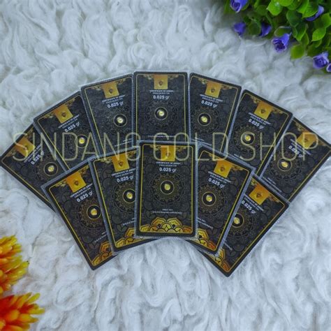 Jual Mini Gold Emas Mini Murni 24 Karat 0025 Gr Kab Brebes