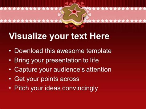 Christmas Pictures Jesus Cookies On Abstract Background Powerpoint Templates Ppt For Slides
