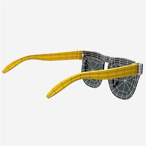Blackyellow Sunglasses 3d Model 8 Fbx Dae Unknown Lxo Free3d