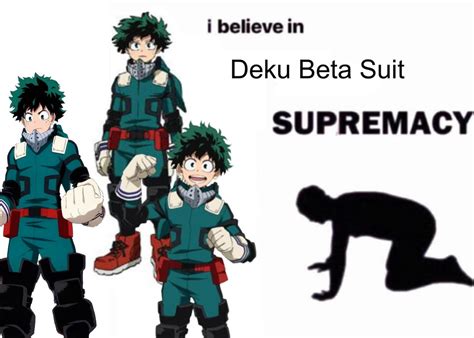 Am I The Only One Who Thinks That Dekus Beta Suit Is Iconic R