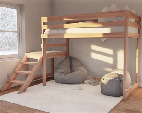 Diy Twin Size Wooden Loft Bed Plans Diy Projects Plans