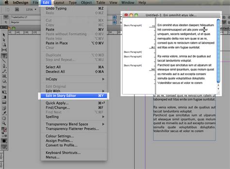 quick tip using the story editor in indesign cs5 envato tuts
