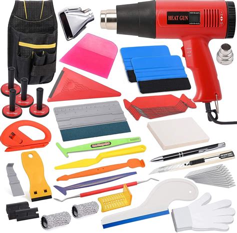 Vinyl Wrap Tool Kit For Car Wrapping And Window Tinting Film Installation
