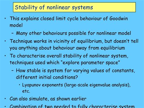 Ppt Honours Finance Advanced Topics In Finance Nonlinear Analysis